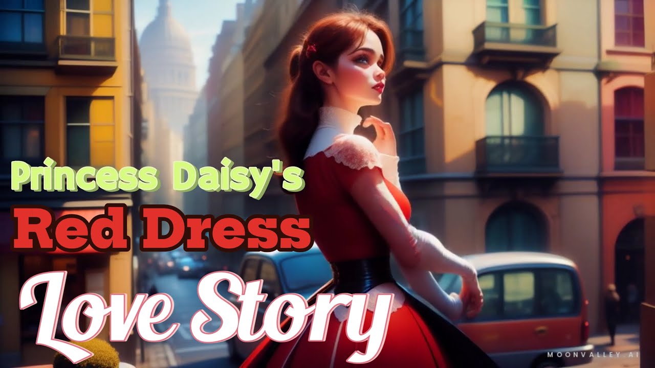 Princess Daisy Red Dress Love Story || princess fairy stories || # ...
