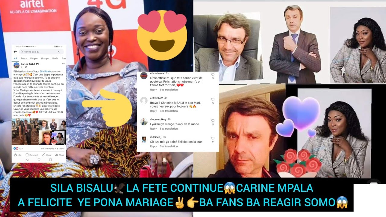 SILA BISALU🦅LA FETE CONTINUE😱CARINE MPALA A FELICITE YE PONA MARIAGE ️👉 ...