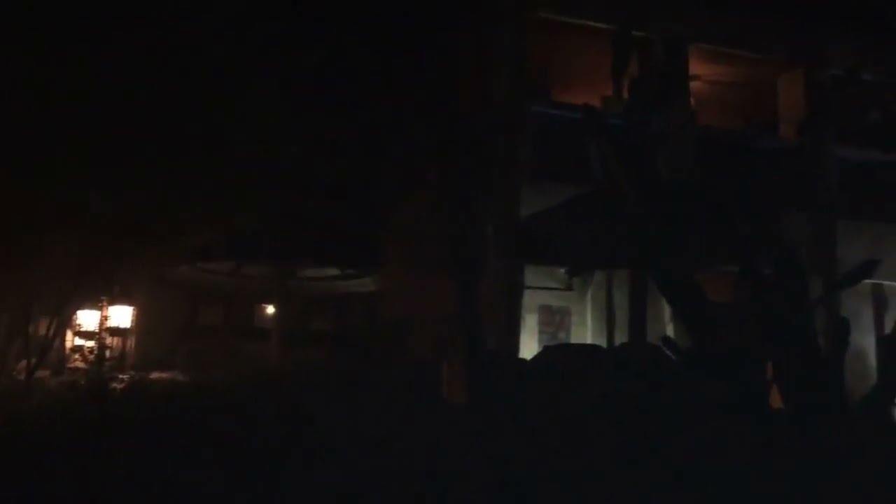 Free Stock Footage 2017 Scary Building Outside Night - YouTube