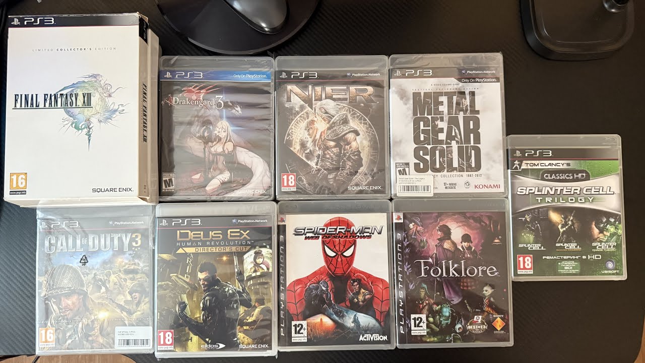 My PS3 Game Collection - YouTube