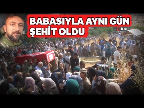 Şehit Abdullatif Emen Şehit Babasının Yanına Defnedildi
