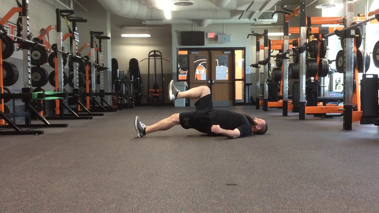 Single Leg Hamstring ISO Hold on Floor - Straight Leg - YouTube