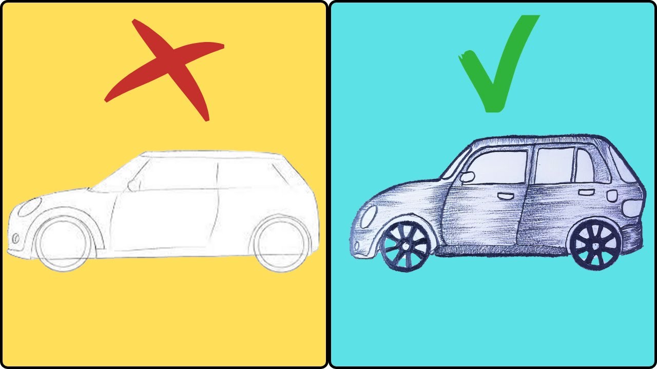 how to draw mini cooper sports car - easy cars drawing - mini cooper # ...