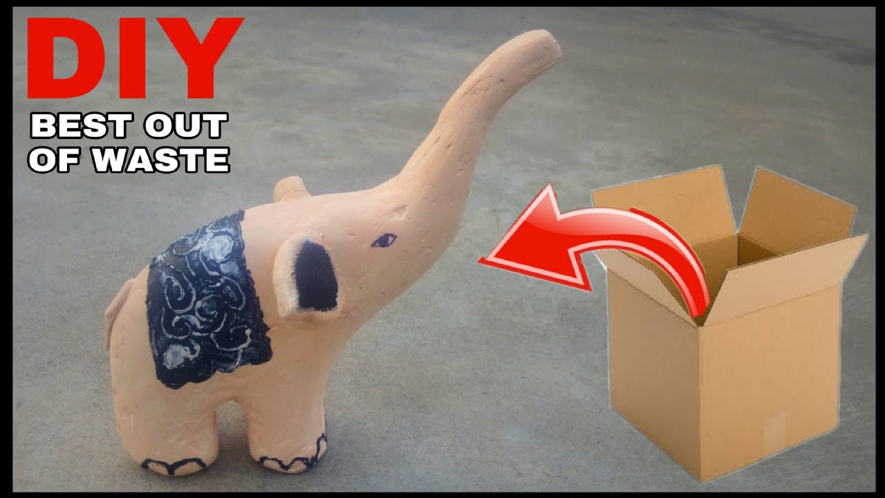 Best out of waste/Elephant home decor ideas | Home decor ideas from ...