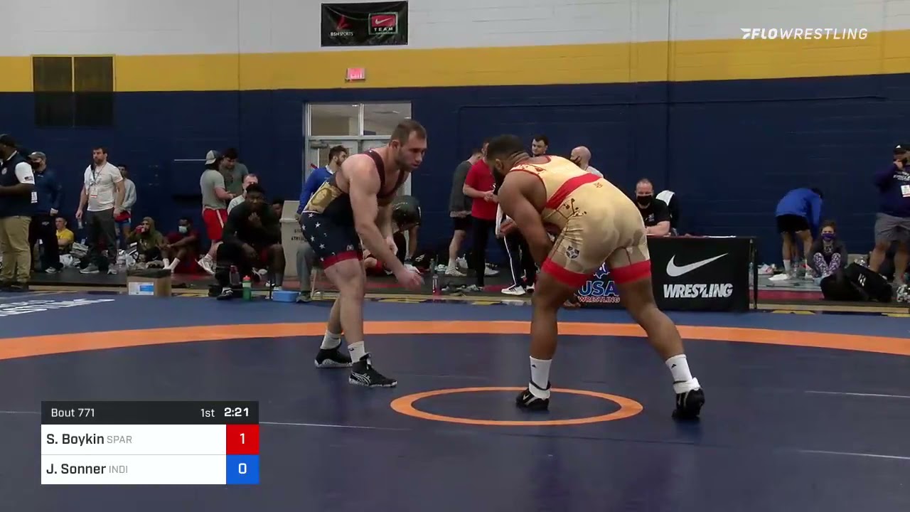 97 Kg Quarterfinal - Scottie Boykin, Spartan Combat RTC Vs Jaden Sonner ...