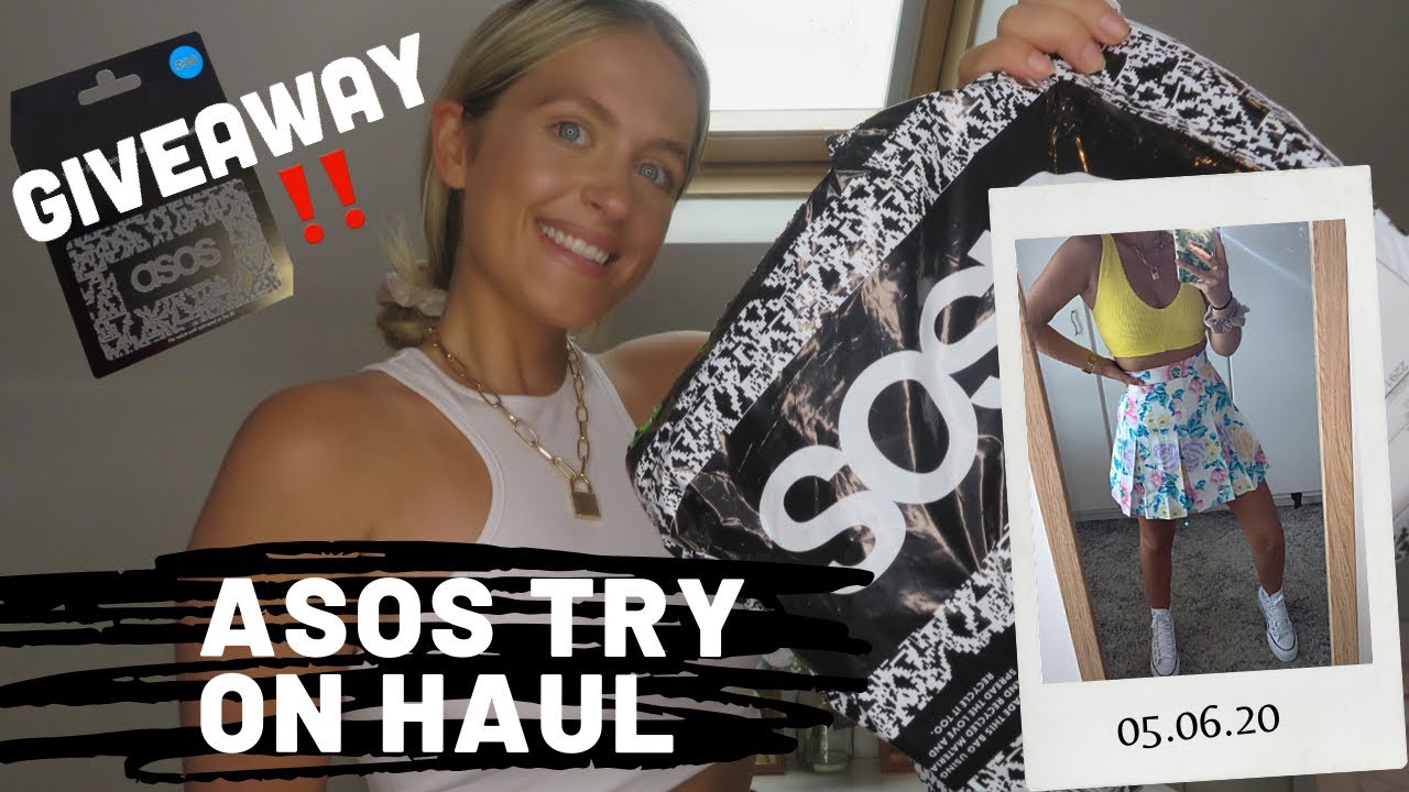 ASOS TRY ON HAUL + £40 VOUCHER GIVEAWAY - YouTube