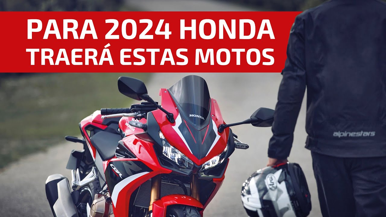 Nuevos lanzamientos de Honda. El 2024 trae estas motos. ¿Cuáles son ...