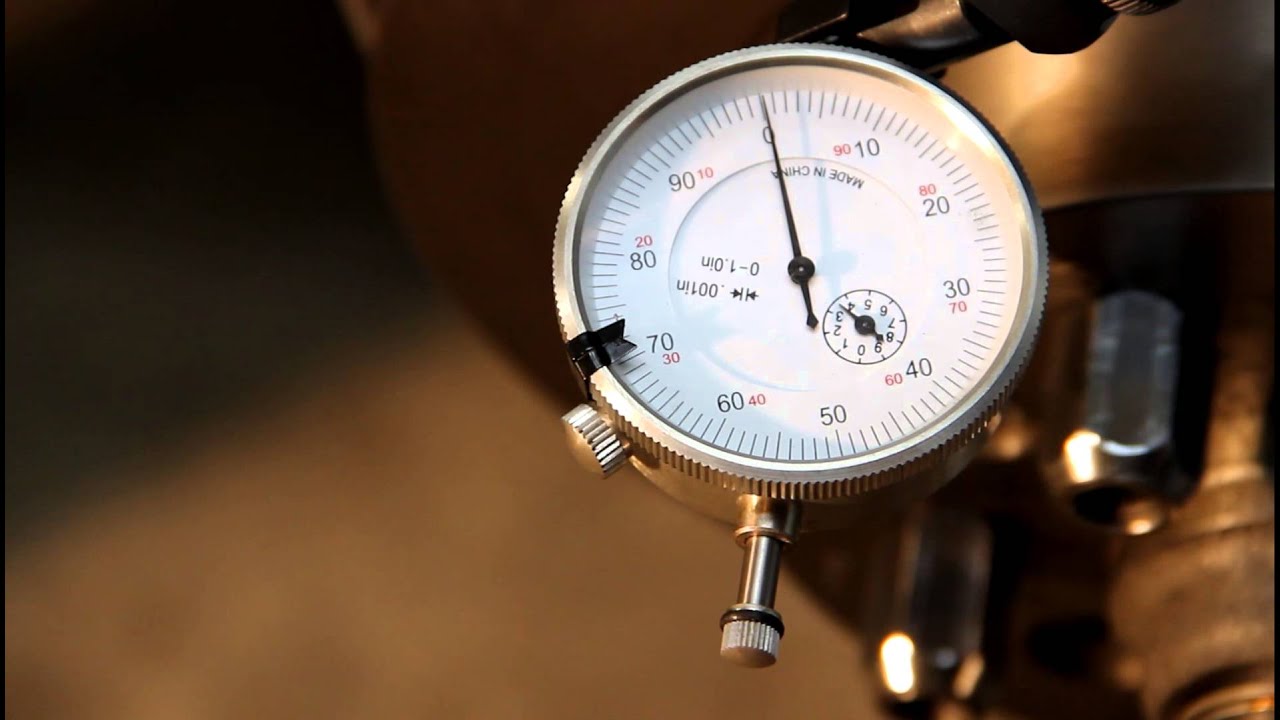 Corvette Front Rotor Runout After Shims - YouTube