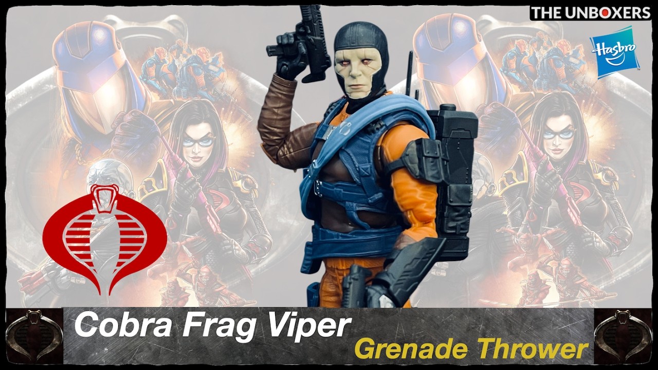 G.I. Joe Classified Series Cobra Frag Viper 6 inch Action Figure - YouTube