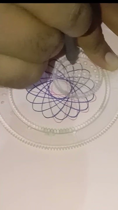 Simple spirograph design and art #shorts #spirograph - YouTube