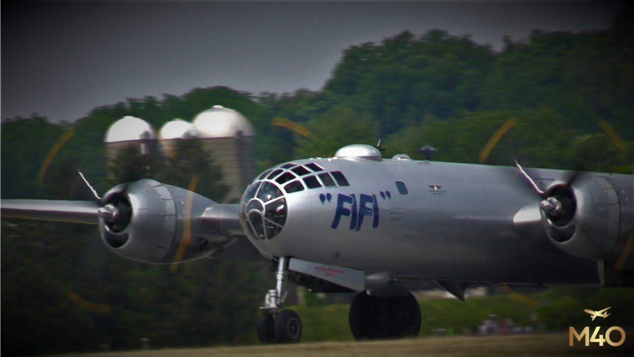B-29 SuperFortress "FIFI" at MAAM WWII Weekend #ww2 #b29 #fifi - YouTube