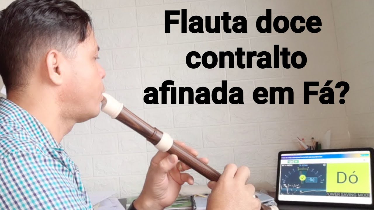 Que história é essa. A flauta contralto é afinada em fá? - YouTube