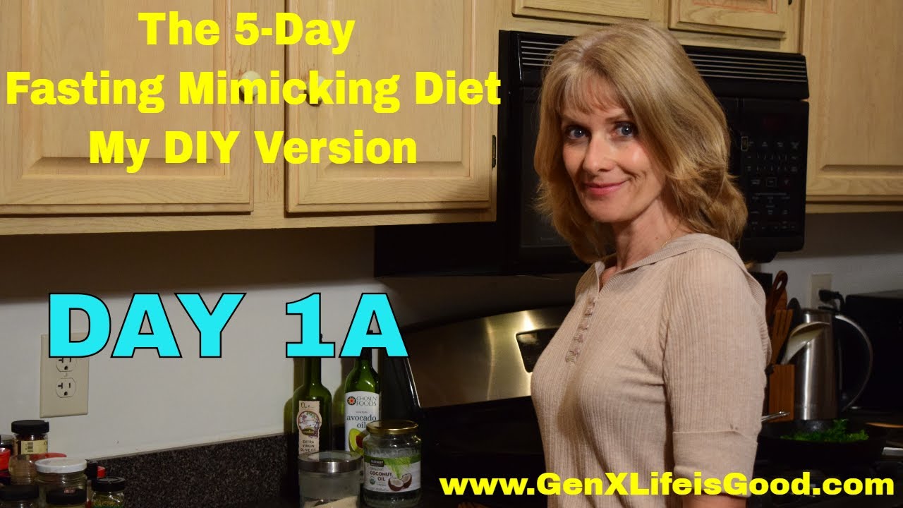 The 5-Day Fasting Mimicking Diet (FMD): My DIY version - Day 1 (part A ...
