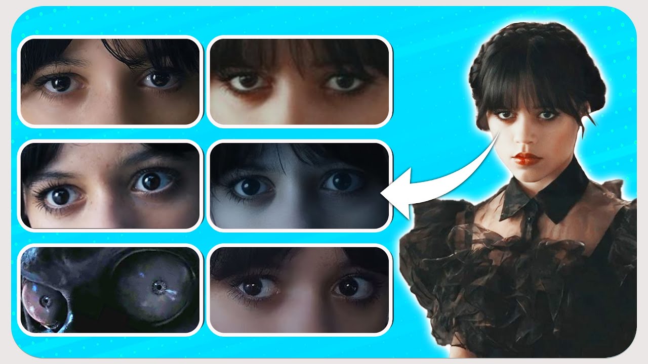 Can you Guess the Character Wednesday by their eyes? Wednesday quiz ...