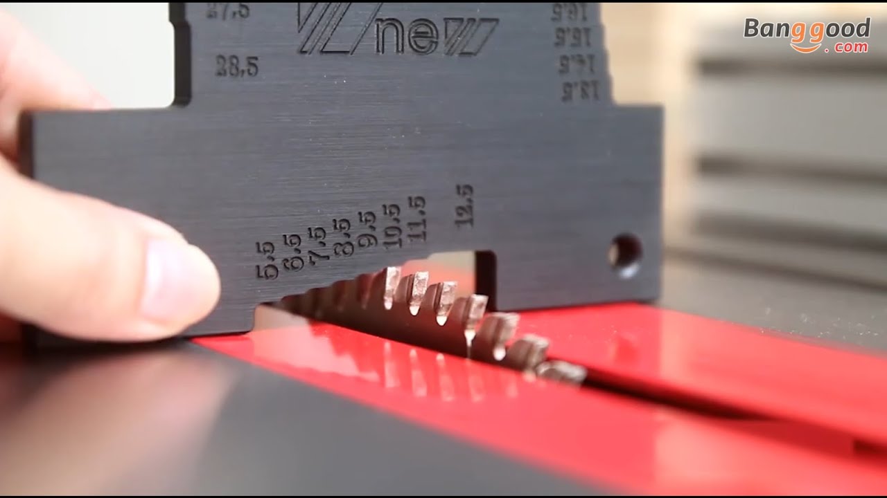 Drillpro 2pcs Woodworking Precision Router Table Saw Gauge Set ...