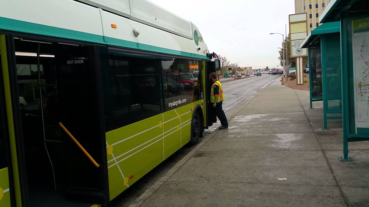 ABQ RIDE NEW FLYER XN40 bus 615 on the 140 - YouTube
