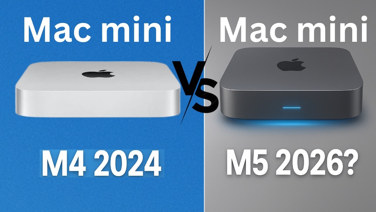 Mac mini M4 vs Mac mini M5 — Buy Now or Wait? Full Comparison & Rumors ...