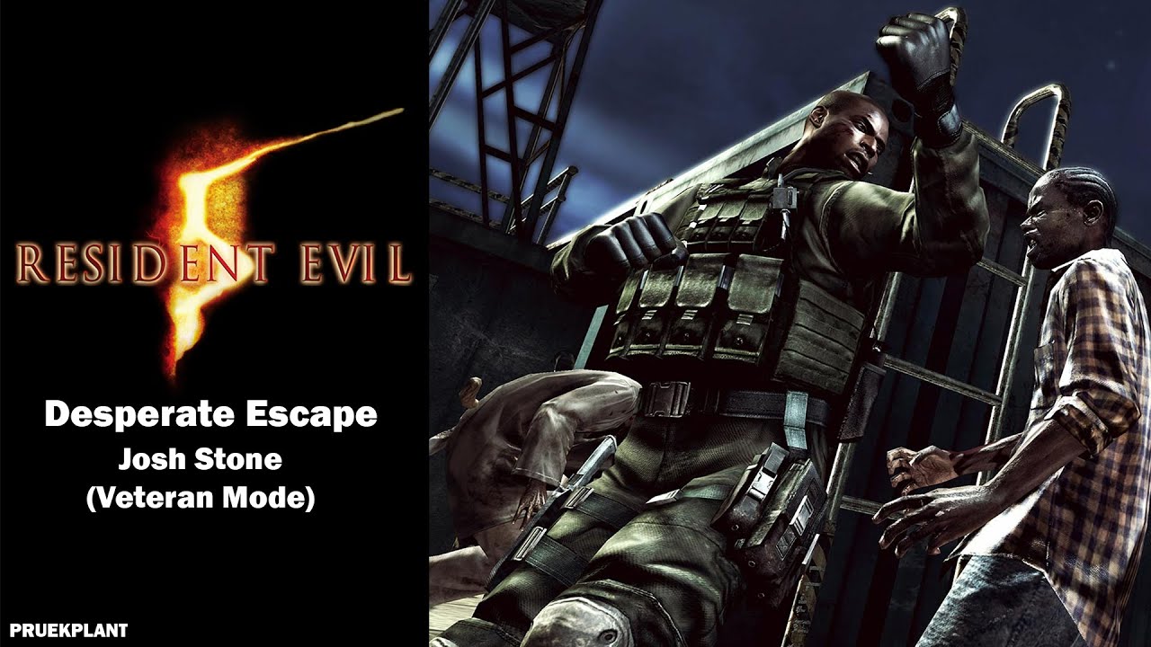Resident Evil 5 (2009) - Desperate Escape : Josh (Veteran Mode, Only ...