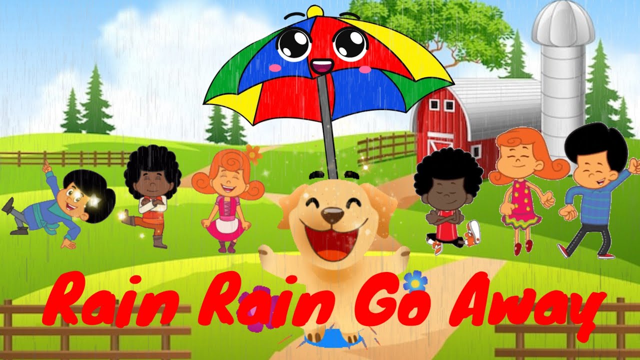 Rain, Rain,Go Away Nursery Rhymes with Lyrics/Cartoon Animated Song and ...