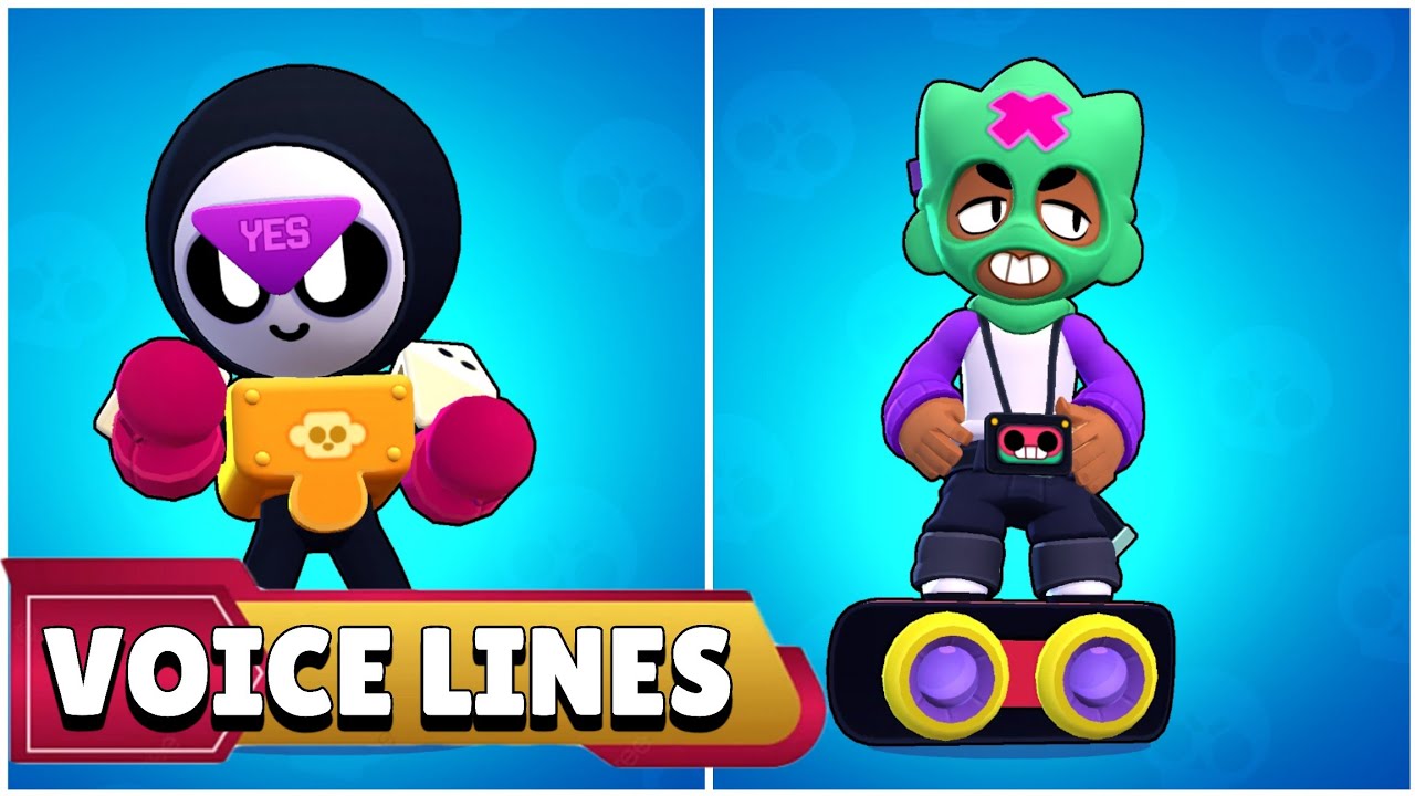 Brawl Stars Ollie and Meeple Voice Lines and Pins - YouTube