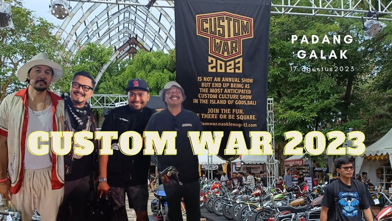 CUSTOM WAR 2023 /17/8 RAME BANGET & BANYAK ARTIS HADIR #custom # ...