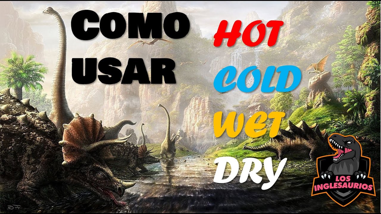 APRENDE VOCABULARIO en INGLÉS: Hot / Cold / Wet / Dry // Inglés para ...