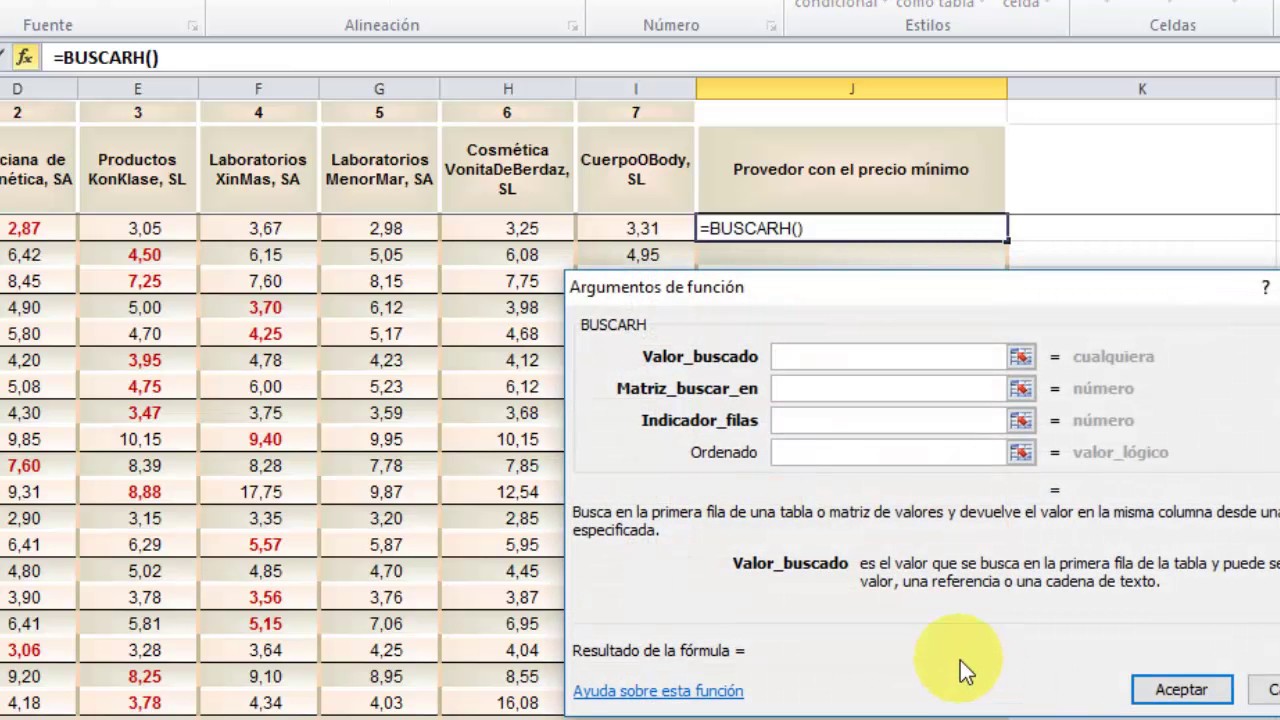 Proveedor con el Precio Mínimo - YouTube