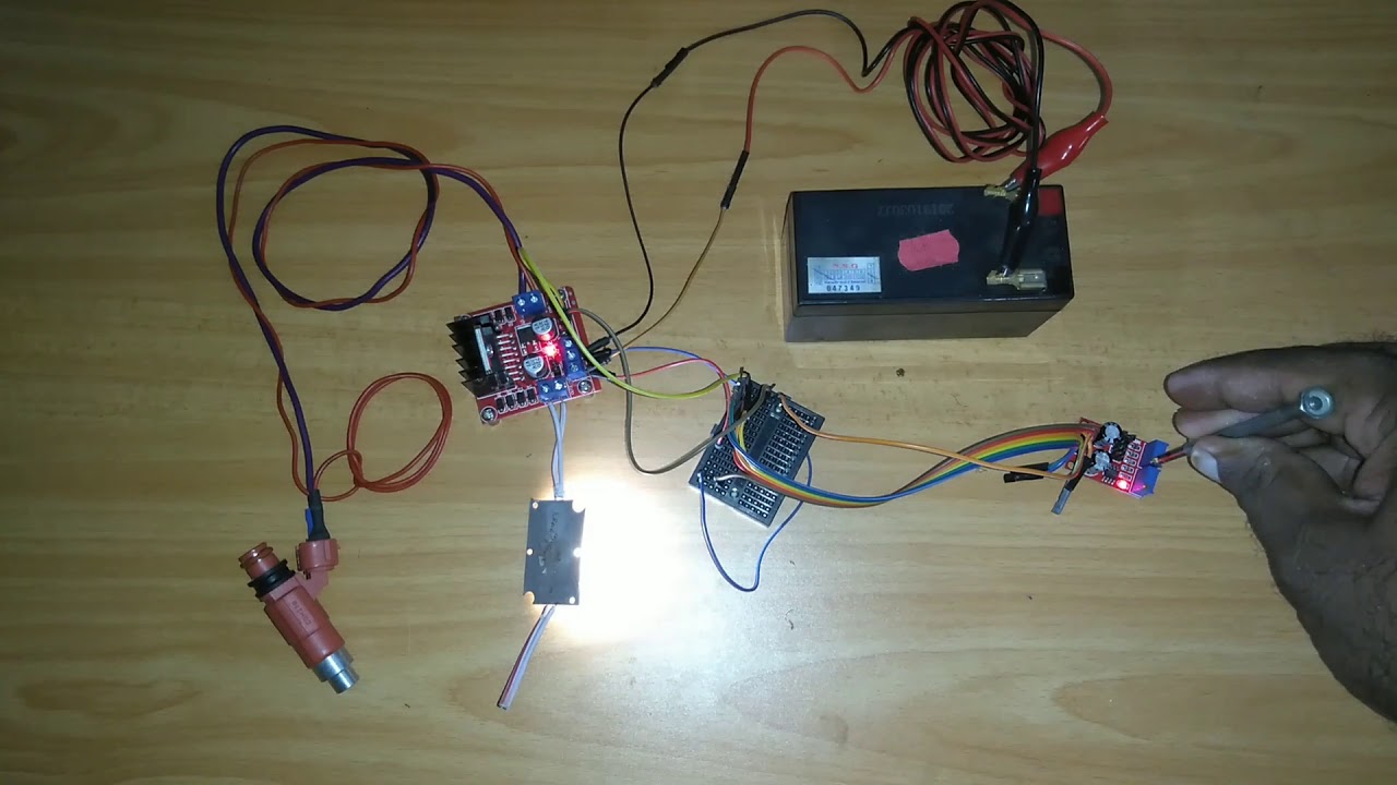 EFI injector tester circuit / NE555 module and motor control module in ...