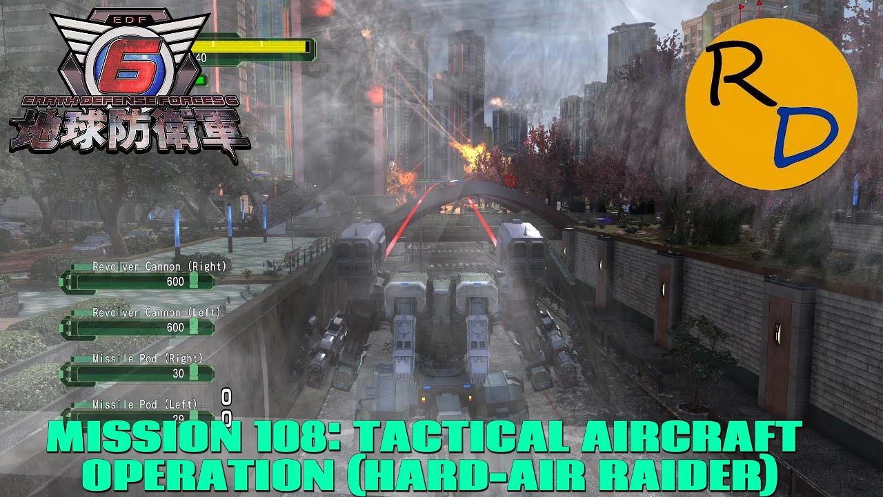 Earth Defense Force 6 MISSION 108:TACTICAL AIRCRAFT OPERATION(HARD-AIR ...