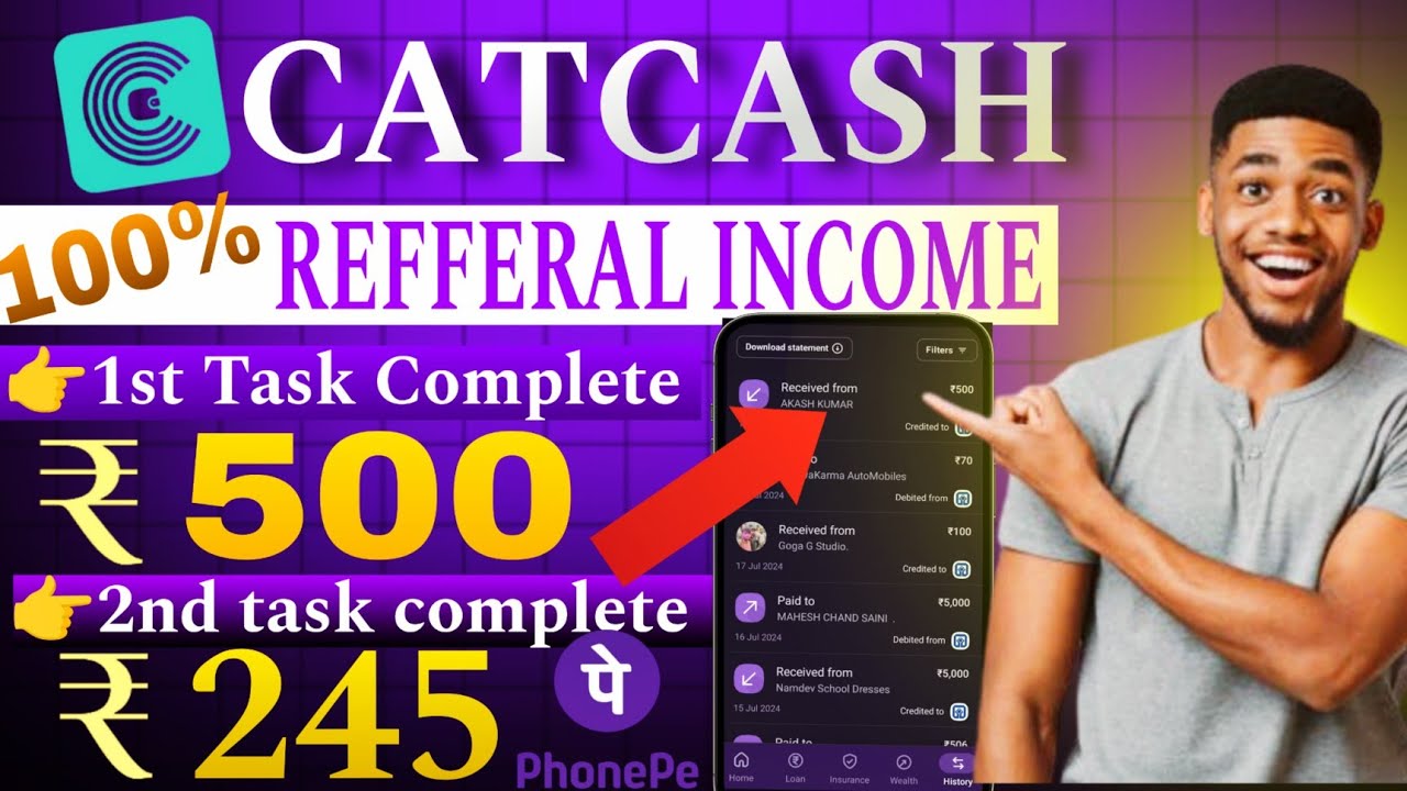 CATCASH app se paise kaise kamaye || Best online earning app without ...
