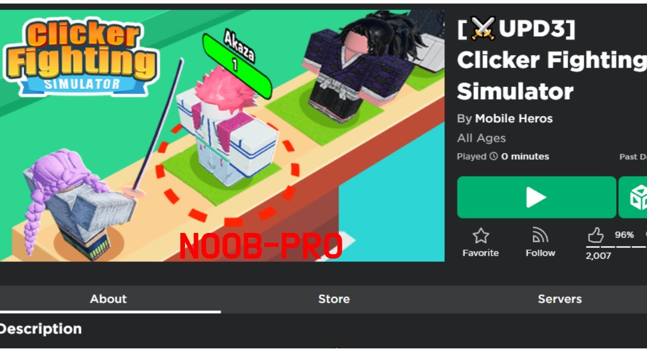 I went from NOOB-PRO in Clicker Fighting Simulator - YouTube