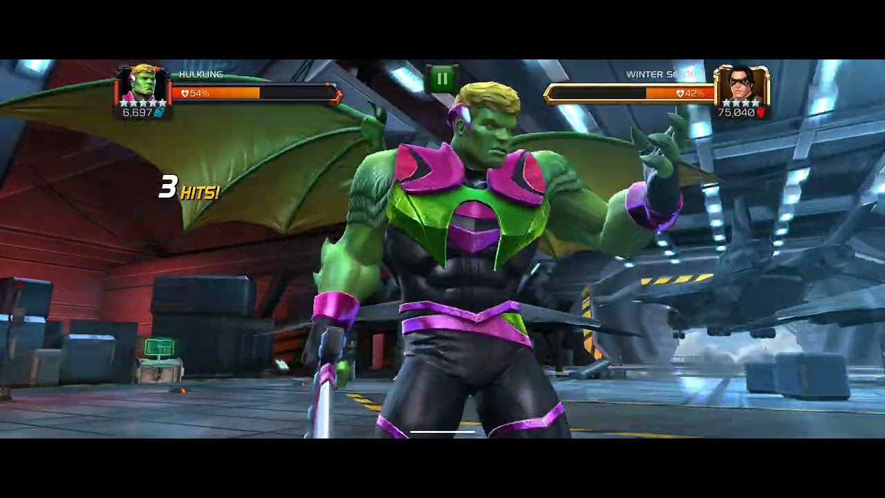 mcoc hulkling 5star rank 3 dupped low SIG w Odin synergy's gameplay ...