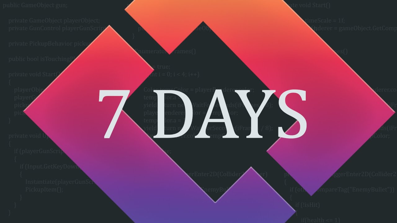 How I Made a Game In 7 Days!! - YouTube