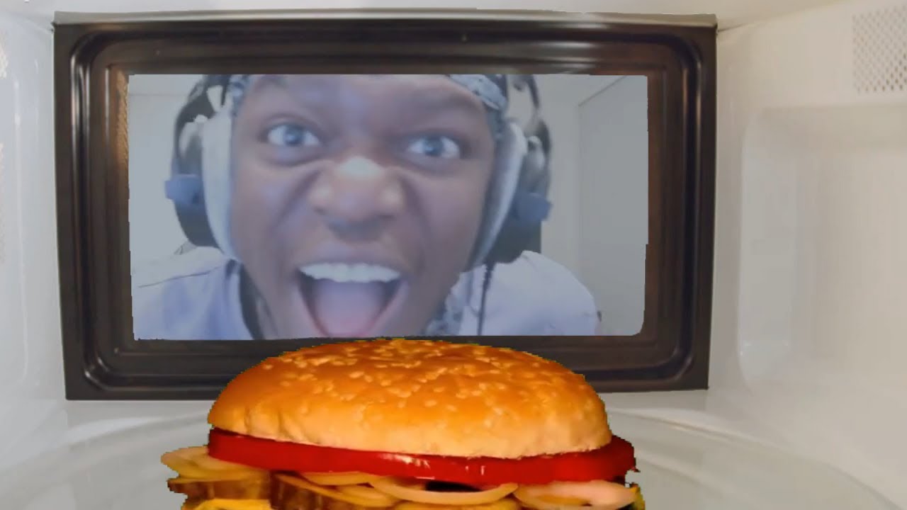 What KSI's food sees from inside the microwave - YouTube