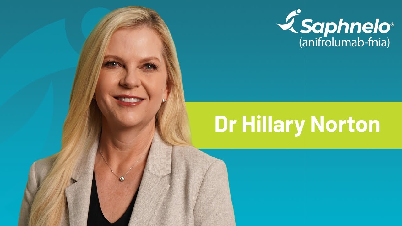 Dr Hillary Norton | SAPHNELO® (anifrolumab-fnia) LTE Safety Study - YouTube