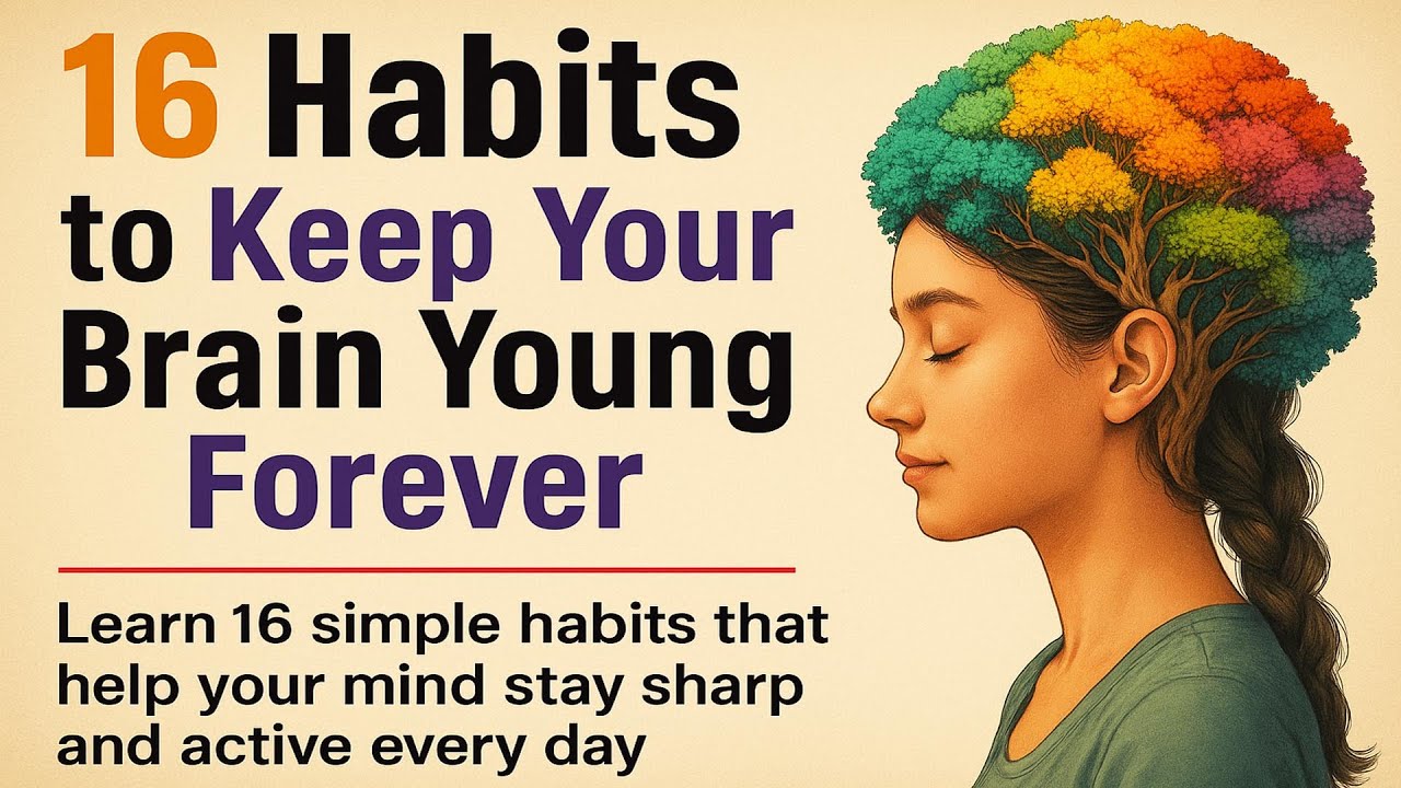 16 Habits to Keep Your Brain Young Forever 🔥 | Learn English & Boost ...