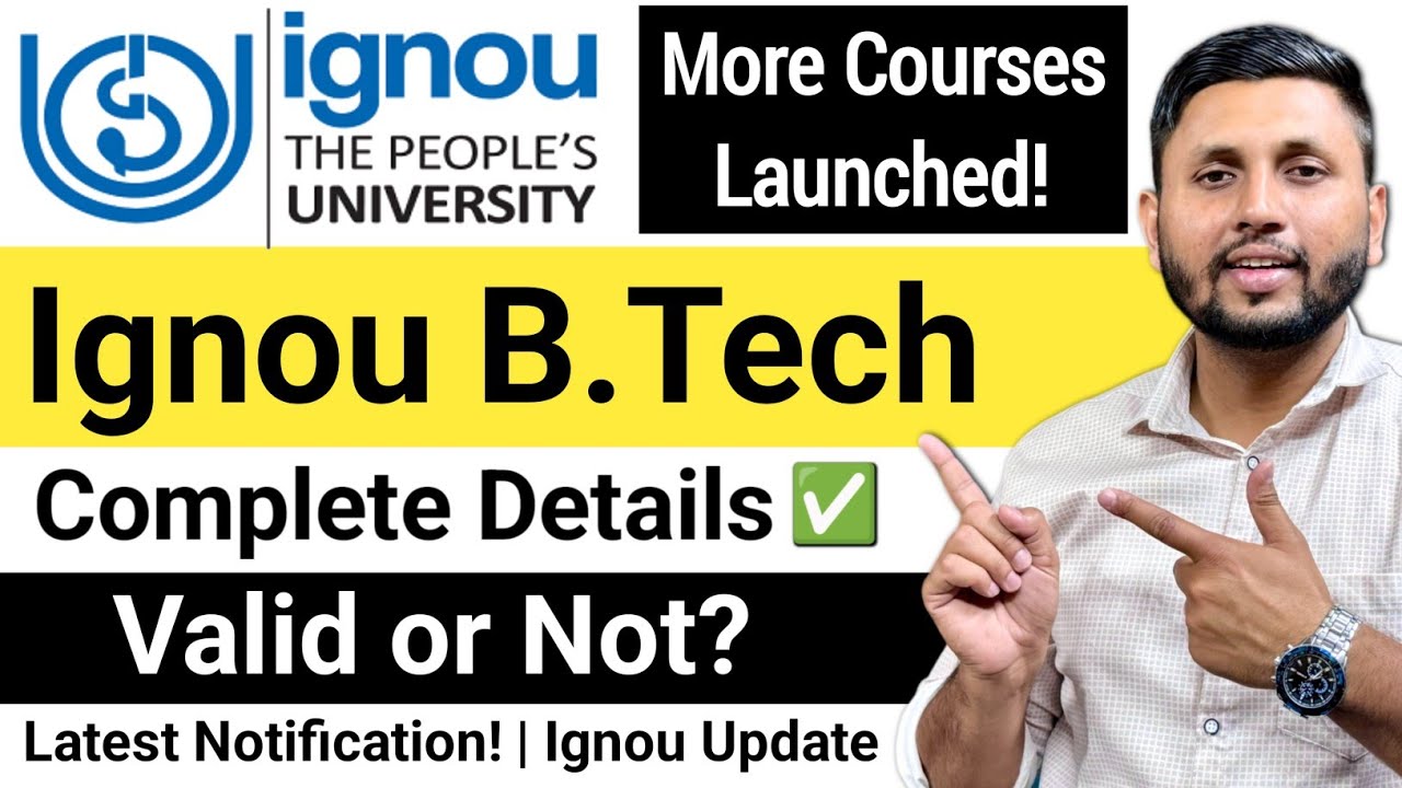 Ignou B Tech Complete Details Ignou Btech Admission B Tech From ignou-b-tech-complete-details-ignou-btech-admission-b-tech-from