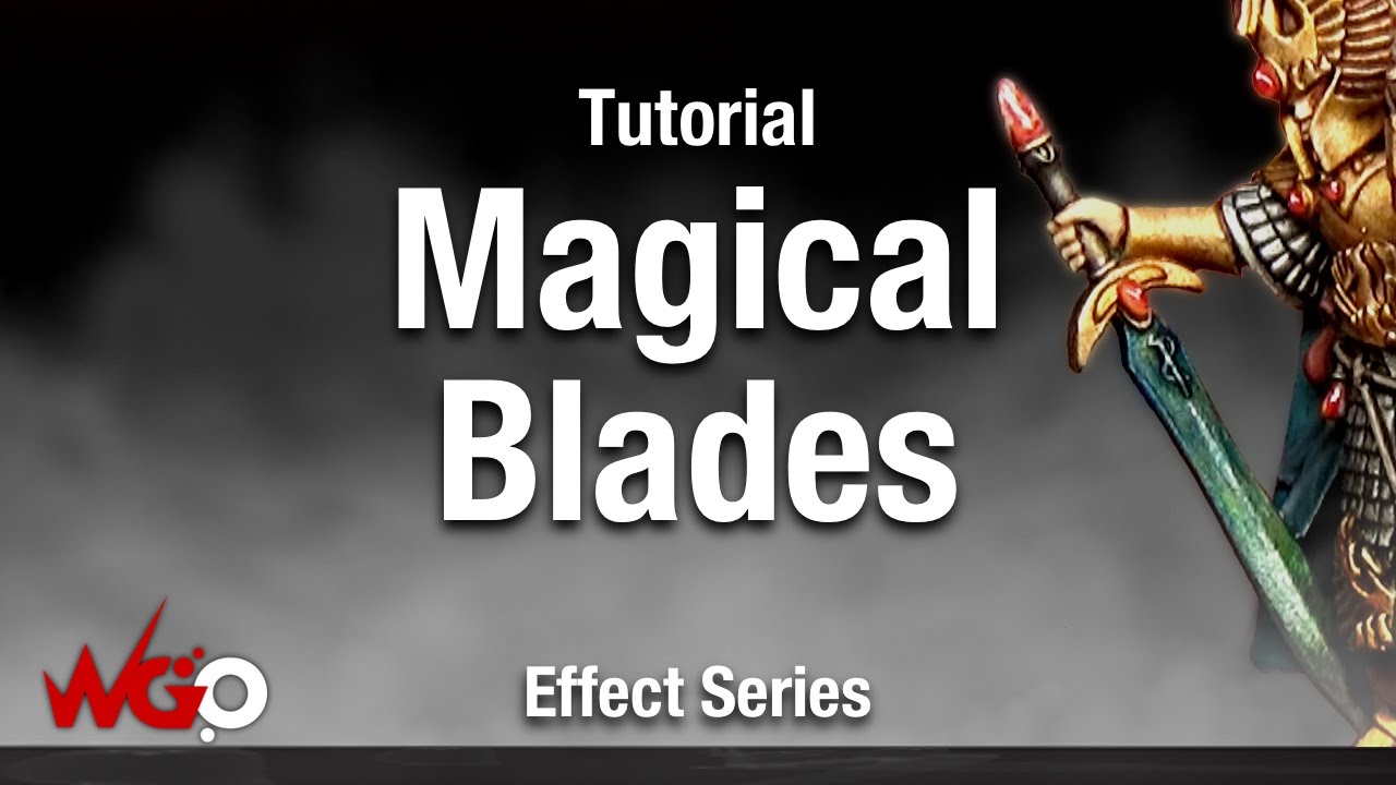 How to Paint Magical Blades - YouTube
