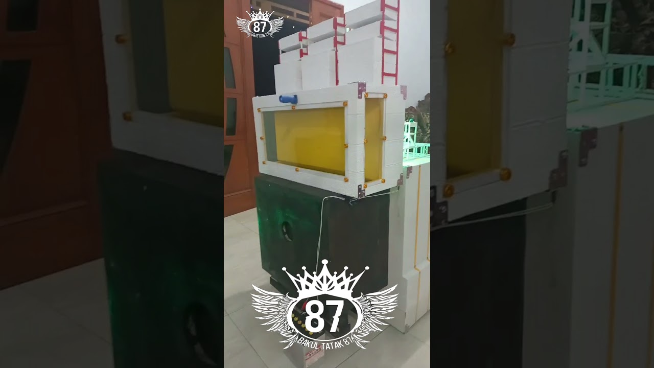 bok sound miniatur mewah model aquarium bos q..buat spiker faboulus 15 ...