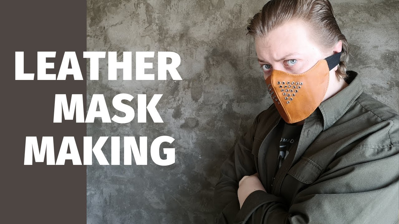 Diy mask for face or leather craft in quarantine time - YouTube