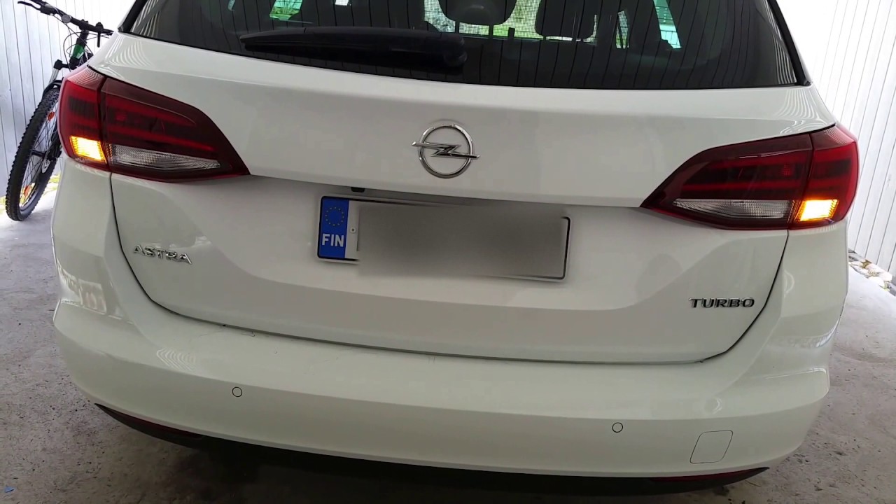 Astra K Sports Tourer rear indicator leds mod - YouTube