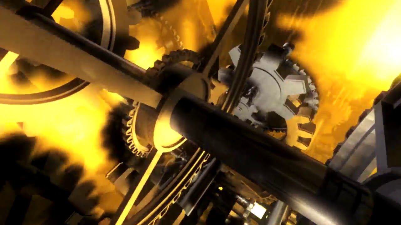 Golden Clockwork Animation Intro Cinema 4D HD - YouTube