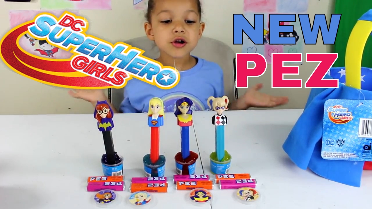 DC SuperHero Girls PEZ Dispenser - YouTube