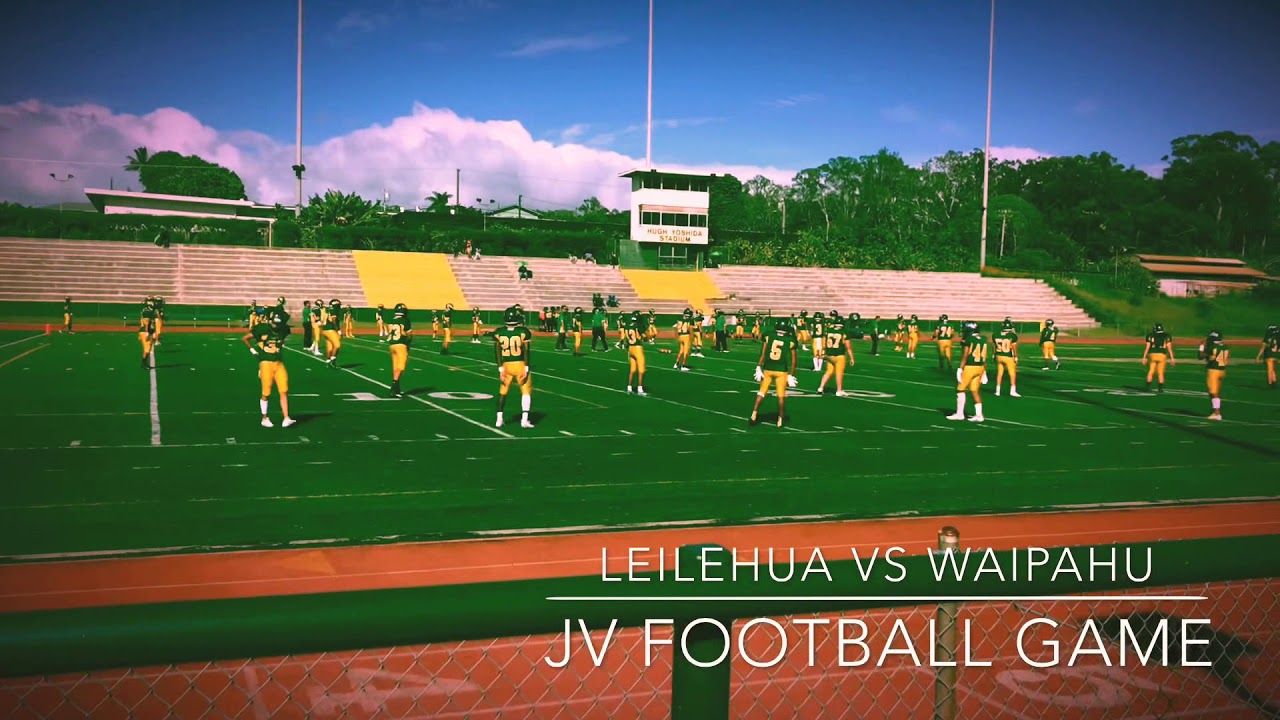 Leilehua Mules Vs. Waipahu Marauders (08/16/19 Junior Varsity Football ...
