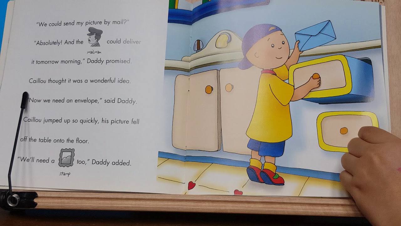 caillou sends a letter - YouTube