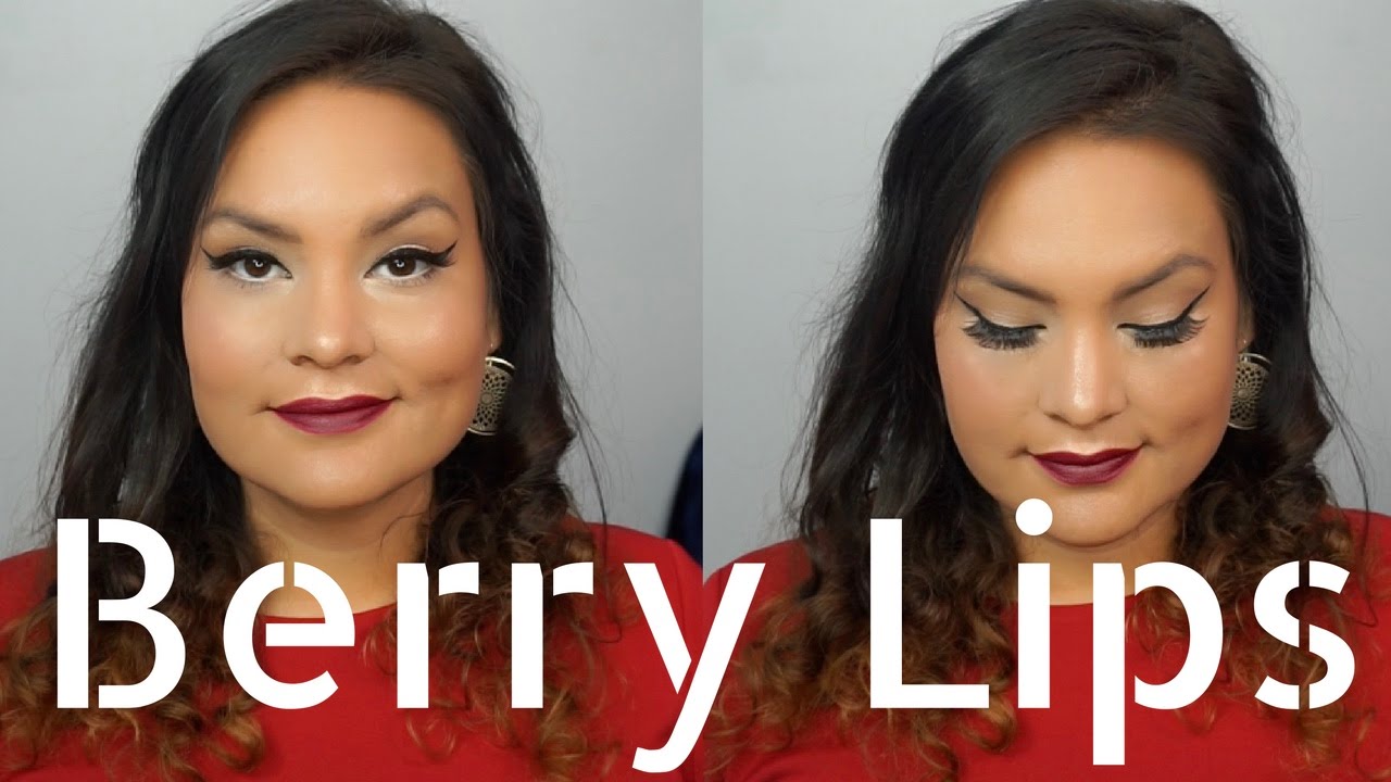 Berry Lips Makeup Tutorial and Neutral Eye | Melissa Chee - YouTube