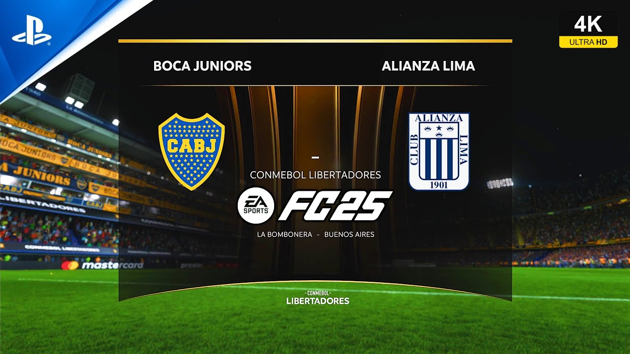 FC 25 - Boca Juniors vs Alianza Lima - Libertadores - gameplay ps5 4K ...