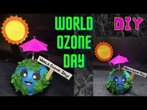 World Ozone Day Craft | Ozone Day | Save Ozone Layer | Ozone Day Craft ...