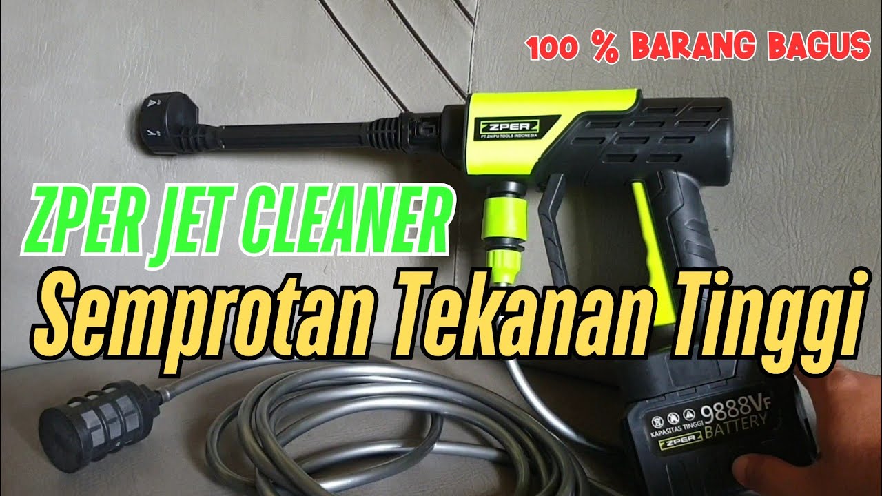ZPER Steam Cordless Alat Cuci Semprotan Mobil atau Motor Tekanan Tinggi ...