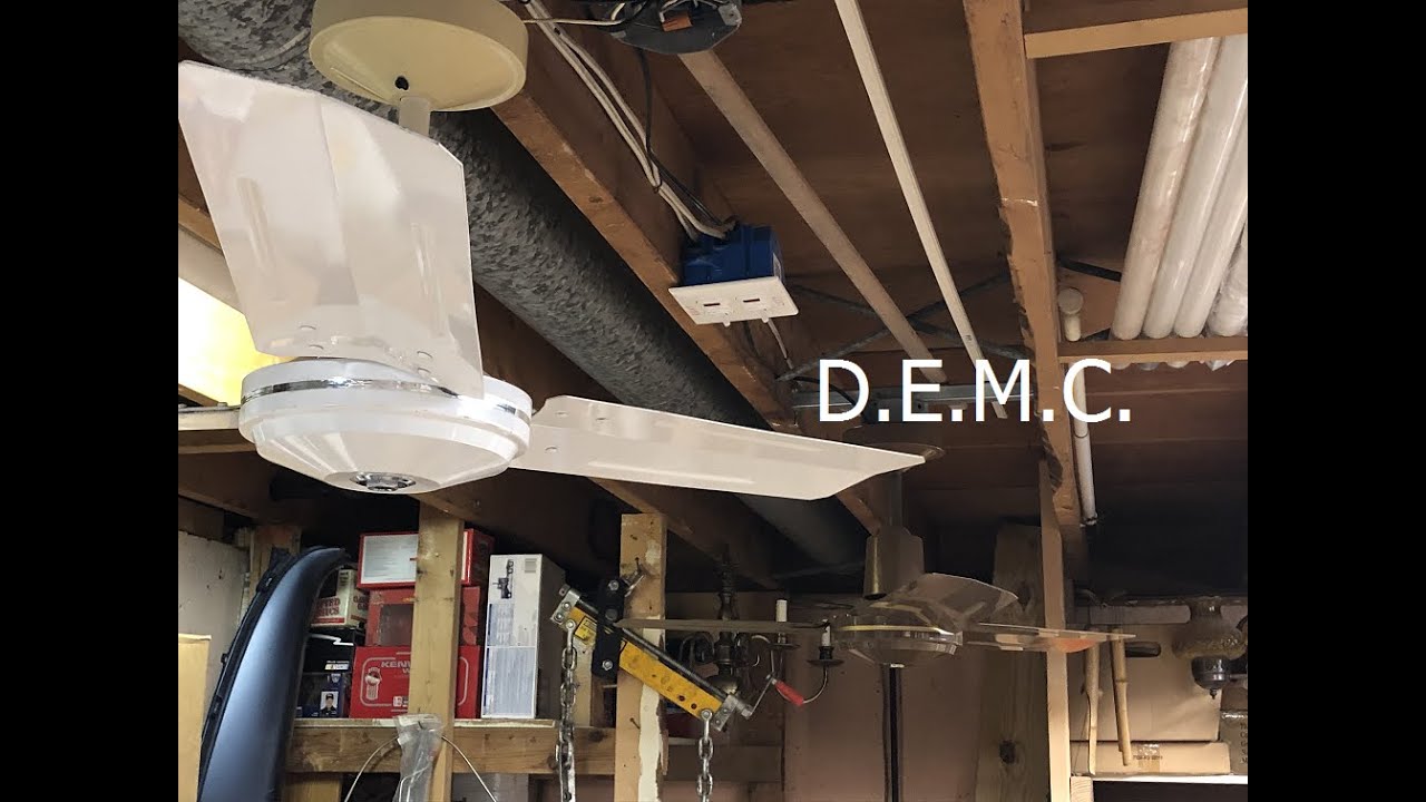 D.E.M.C. Industrial Ceiling Fans - YouTube